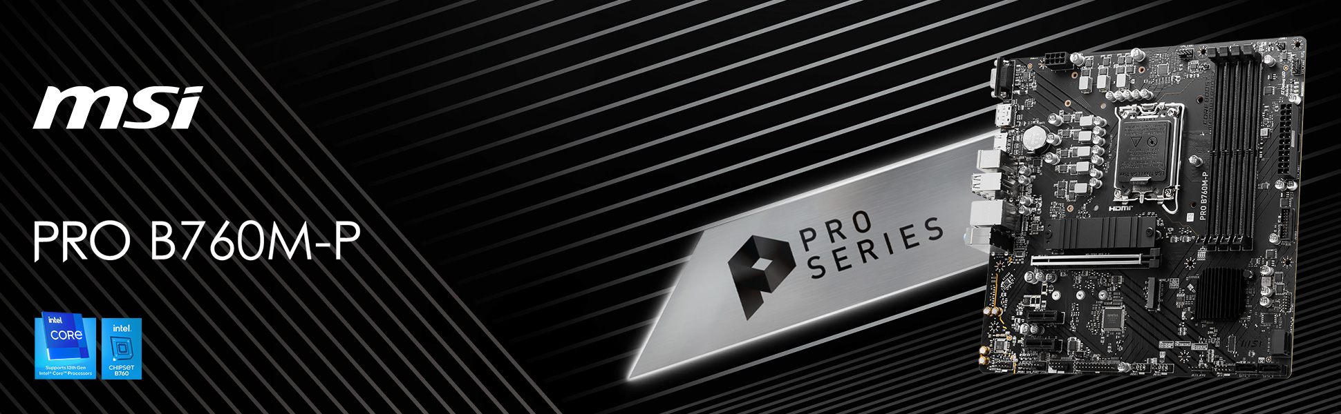 MSI PRO B760M-P LGA 1700 Intel B760 SATA 6Gb/s Micro ATX Motherboard - Newegg.com